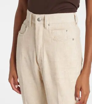 Rick Owens Bolan Cotton And Linen Bootcut Jeans