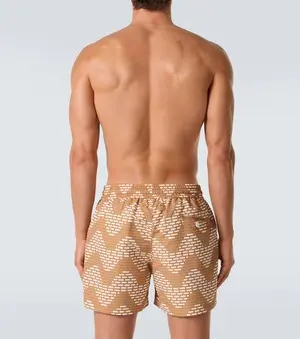Frescobol Carioca Rio Printed Swim Trunks