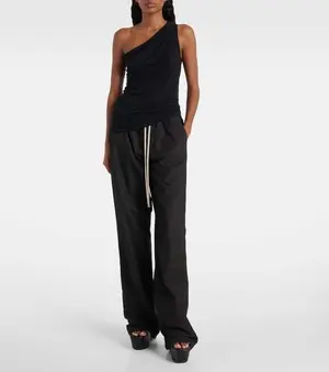 Rick Owens One-shoulder Top - Black