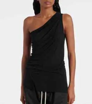 Rick Owens One-shoulder Top - Black