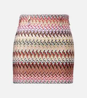 Missoni Zigzag Lamé Miniskirt