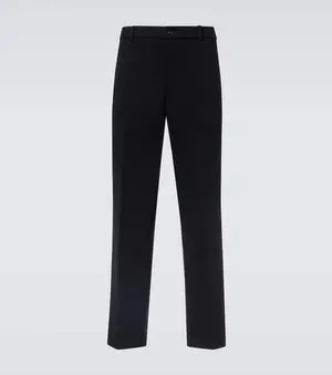 Moncler Cotton-blend Jersey Slim Pants