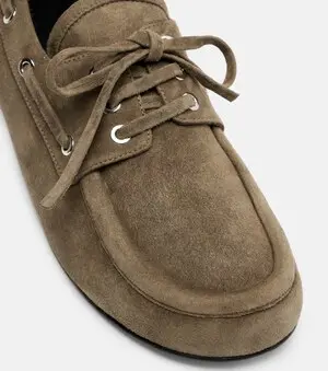 Proenza Schouler Deck Suede Loafers - Brown