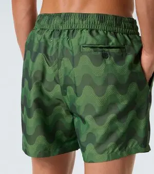 Frescobol Carioca Rio Printed Swim Trunks