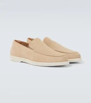Frescobol Carioca Miguel Suede Loafers - Beige