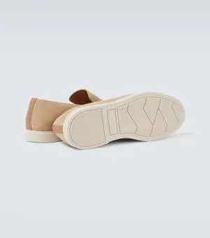 Frescobol Carioca Miguel Suede Loafers - Beige
