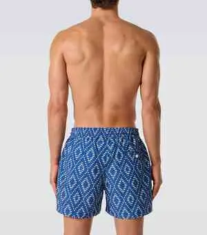 Frescobol Carioca Rio Printed Swim Trunks