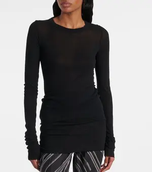 Rick Owens Ribbed-knit Top