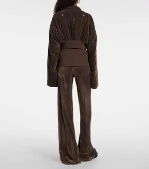 Rick Owens Hollywood Cropped Jacket - Brown