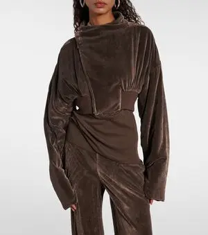 Rick Owens Hollywood Cropped Jacket - Brown