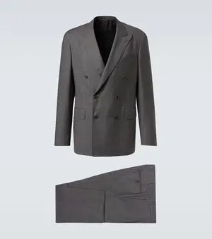 Canali Double-breasted Wool Suit