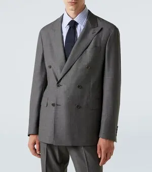Canali Double-breasted Wool Suit