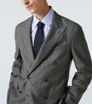 Canali Double-breasted Wool Suit