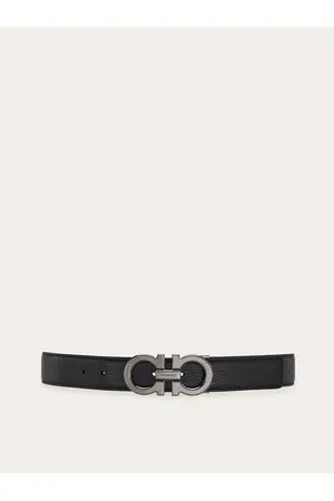 FERRAGAMO Fixed Gancini Belt - Red