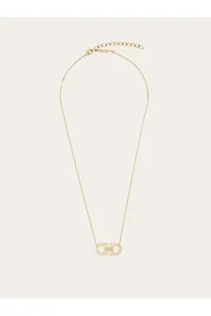 FERRAGAMO Gancini Pendant Necklace - Gold