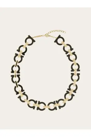 FERRAGAMO Gancini Choker - Black