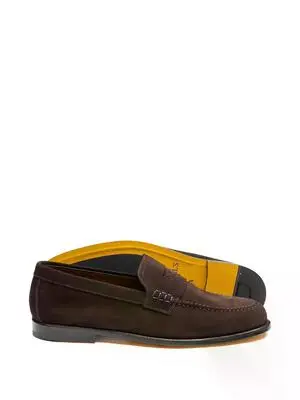 DOUCAL'S Suede Penny Loafers