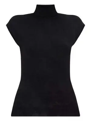 Dsquared2 Cap-sleeve Turtleneck Top