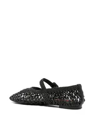 SIMONMILLER Leather Ballet Flats - Black