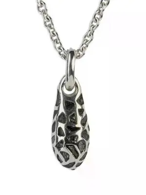 PARTS OF FOUR Diamond Teardrop Pendant Necklace - Silver