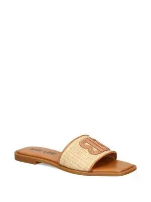 BIBI LOU Logo-embroidered Flat Sandals