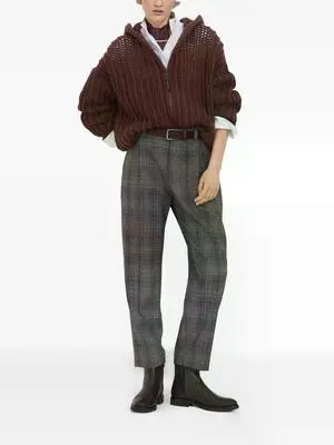 Brunello Cucinelli Checked Trousers