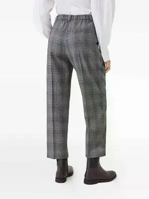 Brunello Cucinelli Checked Trousers