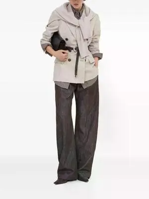 Brunello Cucinelli Twill Flannel Blazer - Neutrals