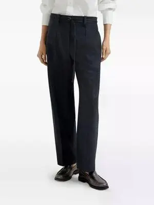 Brunello Cucinelli Wool Belted Trousers