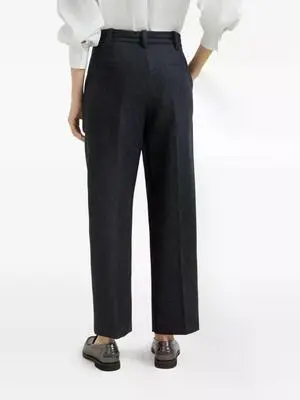 Brunello Cucinelli Wool Belted Trousers