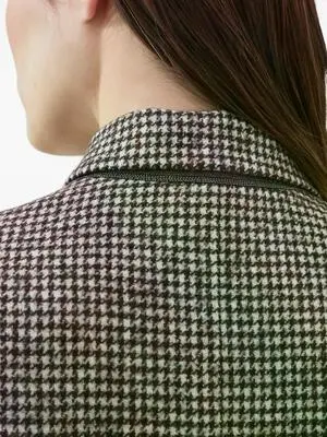 Brunello Cucinelli Houndstooth Blazer With Belt