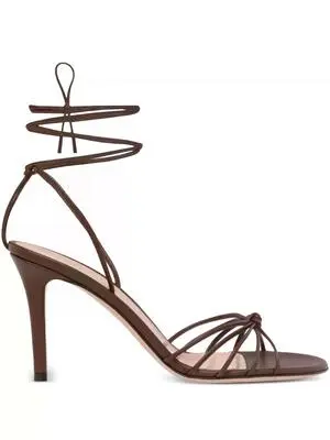 GIANVITO ROSSI - Lace-Up Leather Sandals