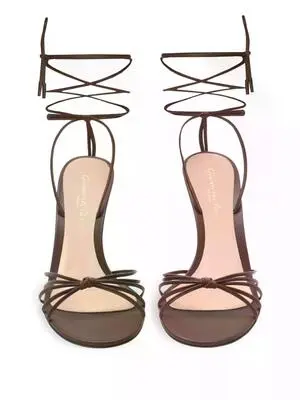 GIANVITO ROSSI - Lace-Up Leather Sandals