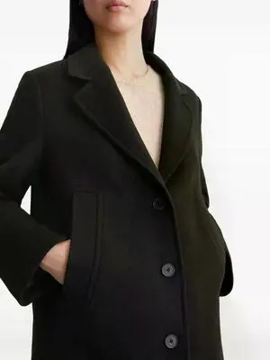 Marc O'polo Single-breasted Wool Coat - Black