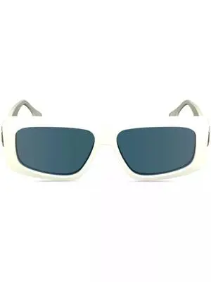 Victoria Beckham Rectangle-frame Sunglasses - White