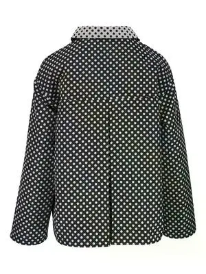 Akris Polka-dot Button-up Reversible Jacket - Black