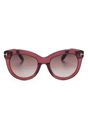 TOM FORD Odette Cat-eye Sunglasses - Red