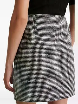 Marc O'polo Houndstooth Pattern Mini Skirt