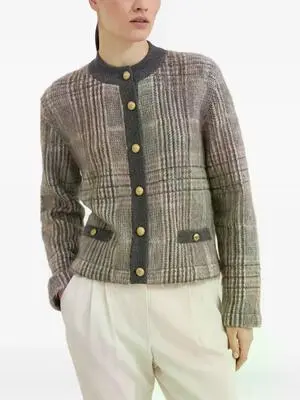 Brunello Cucinelli Jacquard Cardigan