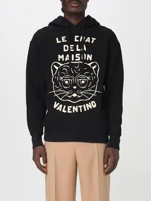 Valentino Garavani Graphic Print Hoodie - Black