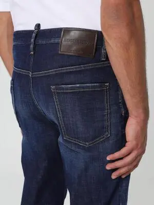 Dsquared2 Distressed Cotton Jeans - Denim