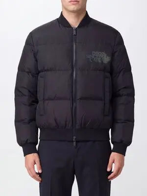 Dsquared2 Quilted Nylon Bomber Jacket With Ribbed Collar