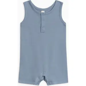 COLORED ORGANICS Nile Organic Tank Romper - Rain
