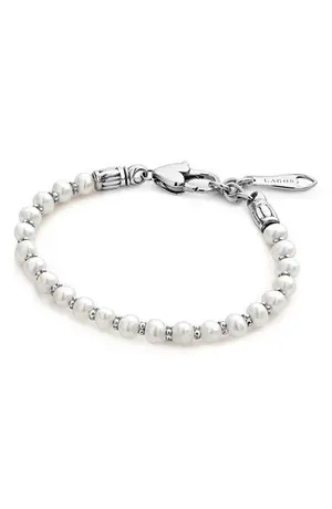 Lagos Kinder Freshwater Pearl Bracelet - Sterling Silver/ Pearl