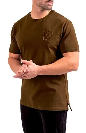 MACEOO Resistance Logo Embroidered T-shirt
