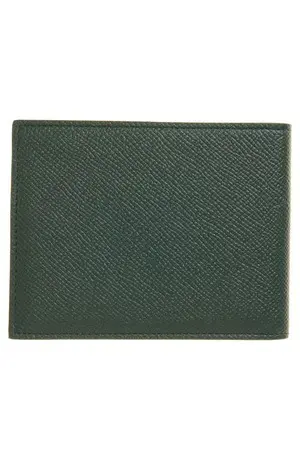 FERRAGAMO Micro Gancio Leather Bifold Wallet