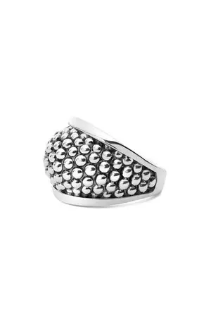 Lagos Signature Caviar Dome Ring