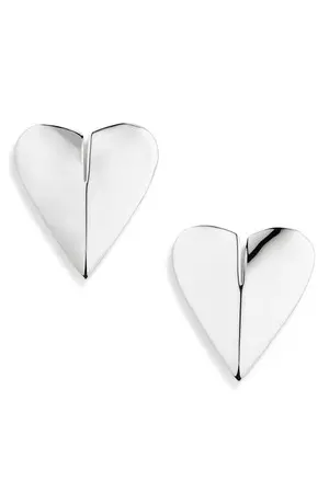Alaïa Le Coeur Earrings - Argent