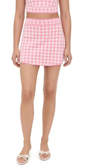 LoveShackFancy Muna Mini Skirt