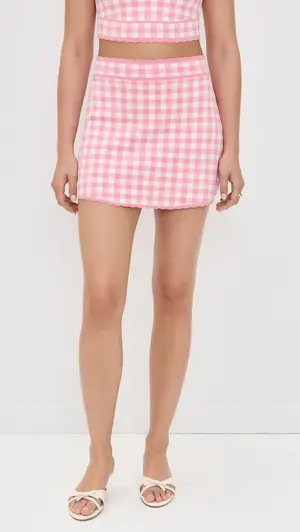 LoveShackFancy Muna Mini Skirt